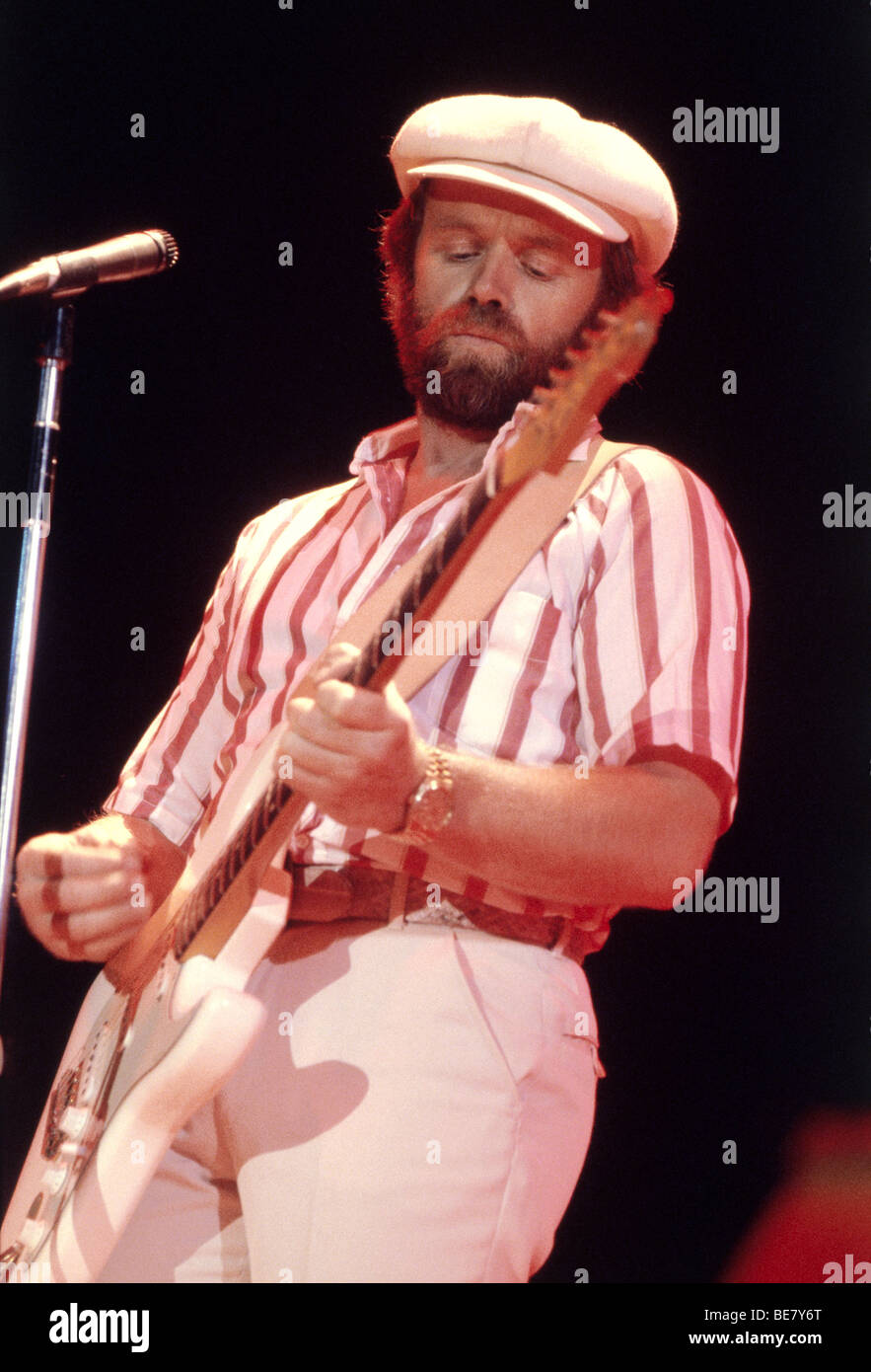 BEACH BOYS - US rock group with Mike Love about 1985 Stock Photo - Alamy