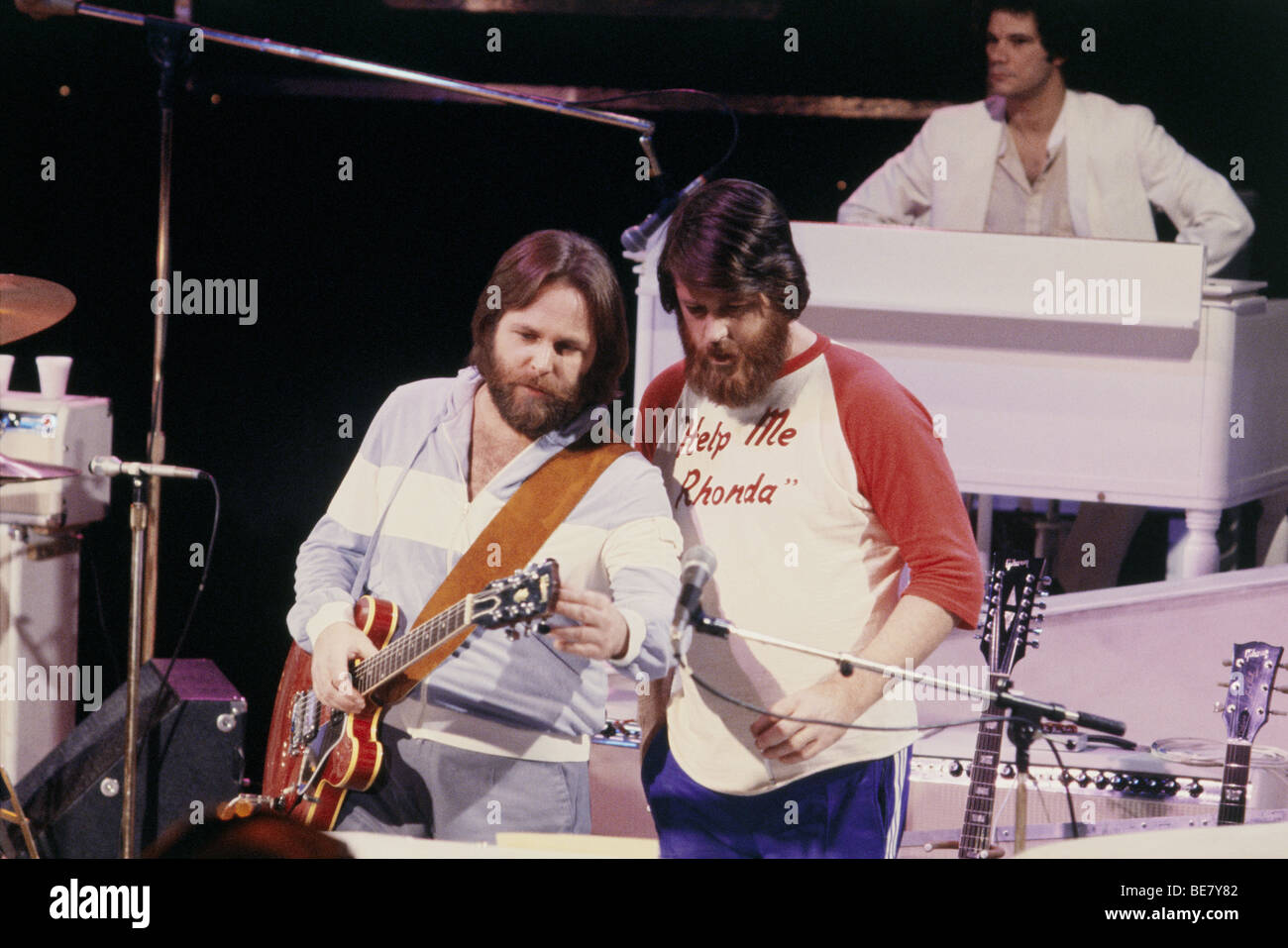 BEACH BOYS - US rock group about 1976 with Brian Wilson left Stock ...