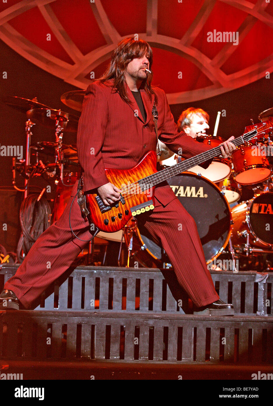 TESLA - US rock group with Brian Wheat on guitar and Troy Luccketta ...