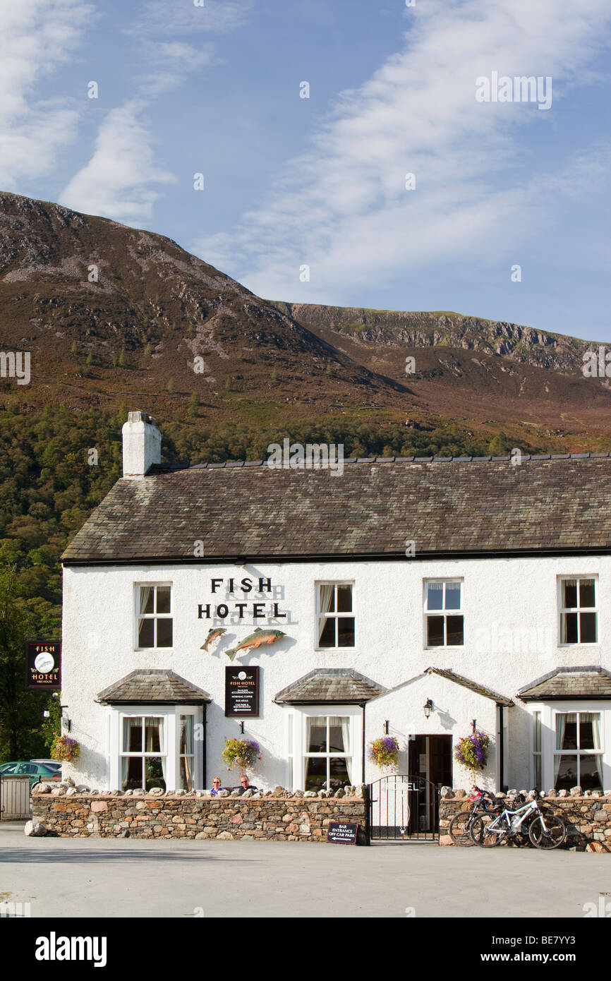 The Fish Hotel in Buttermere in the Lake District, UK Stock Photo - Alamy