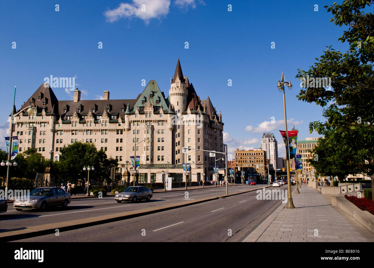 Famous Fairmont Chateau Laurier Hotel in downtown Ottawa Ontario Canada ...
