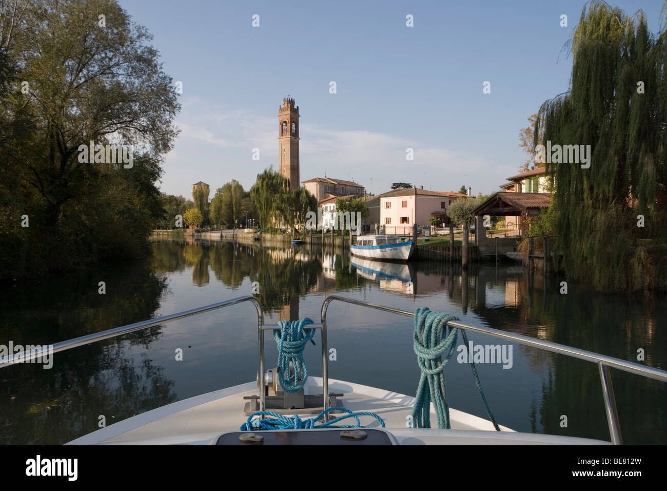 Houseboat cruise on the Sile River, Casale sul Sile, Veneto, Italy ...