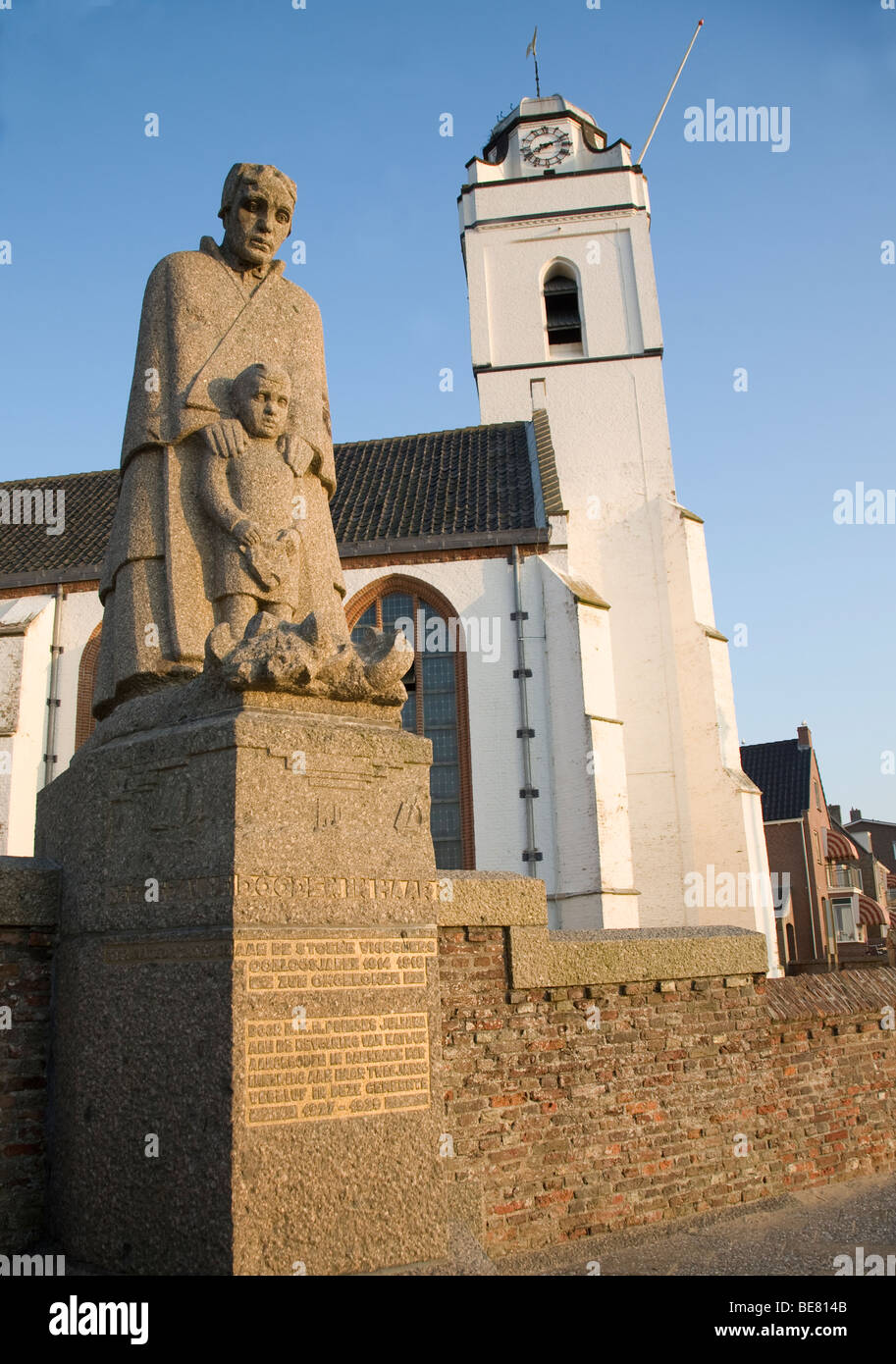 Old Church Oude Kerk Katwijk Holland Stock Photo - Alamy