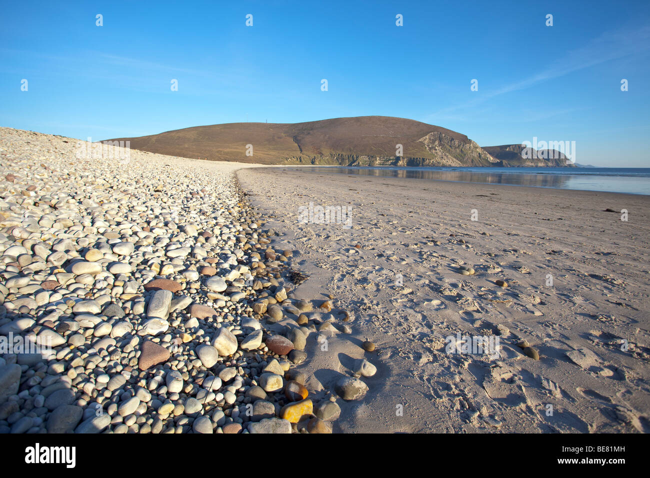 The beach at Keel Strand on Achill Island Stock Photo - Alamy