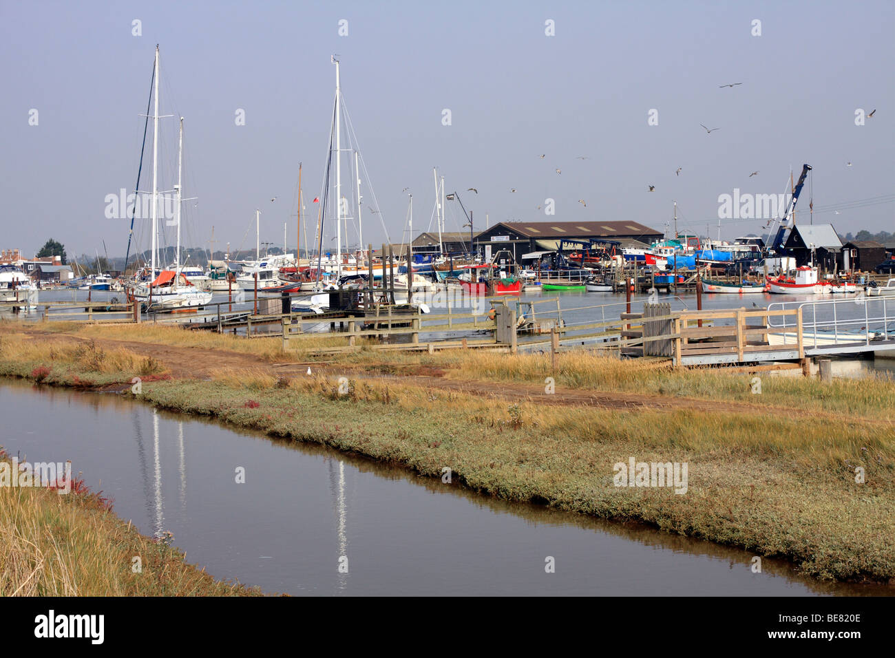 The harbour at Southwold, Suffolk, England, UK Stock Photo - Alamy