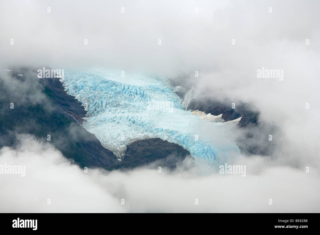 The Sumdum Glacier in clouds, Inside Passage, Southeast Alaska, USA ... The Sumdum Glacier in clouds, Inside Passage, Southeast Alaska, USA ...