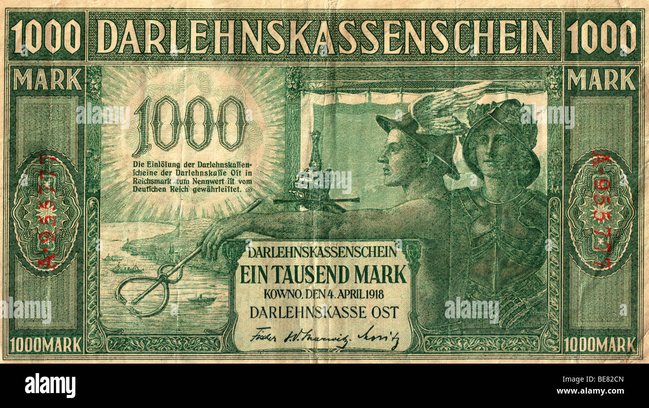 1000 mark note hi-res stock photography and images - Alamy