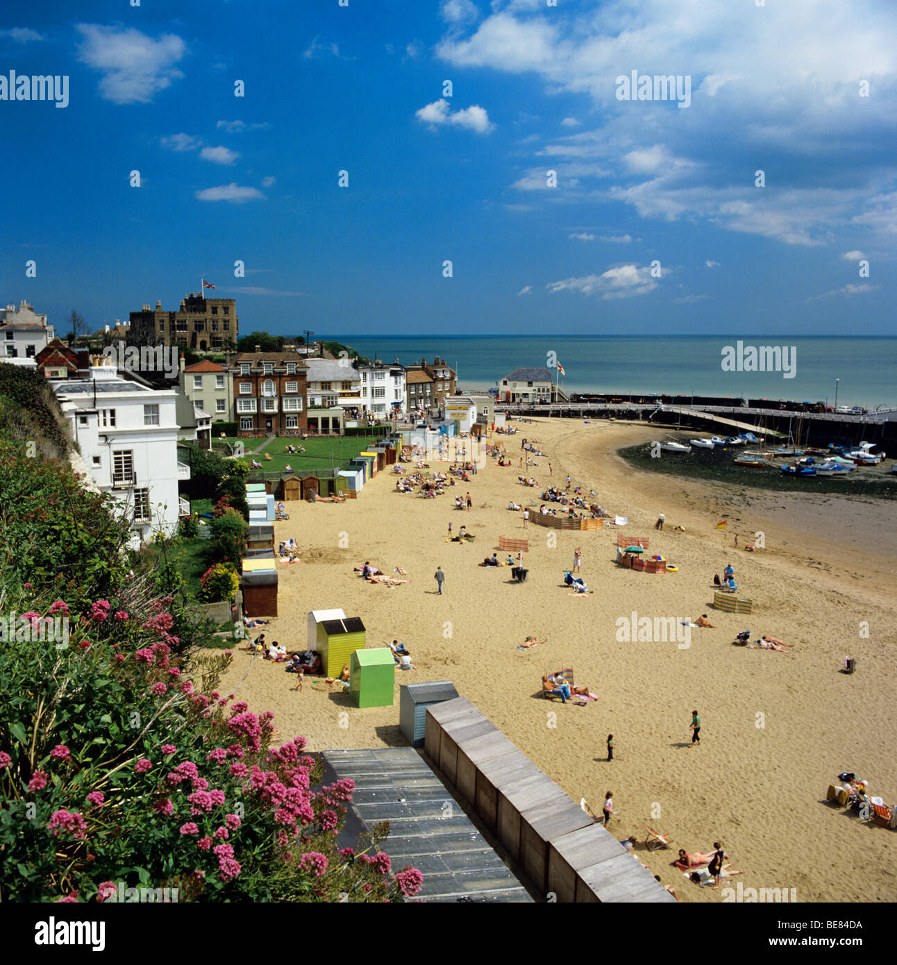 Broadstairs harbour with bleak house hi-res stock photography and ...