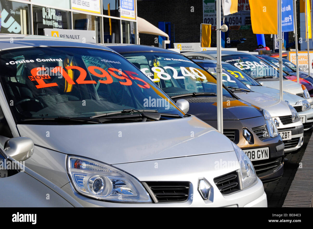Car forecourt sticker hi-res stock photography and images - Alamy