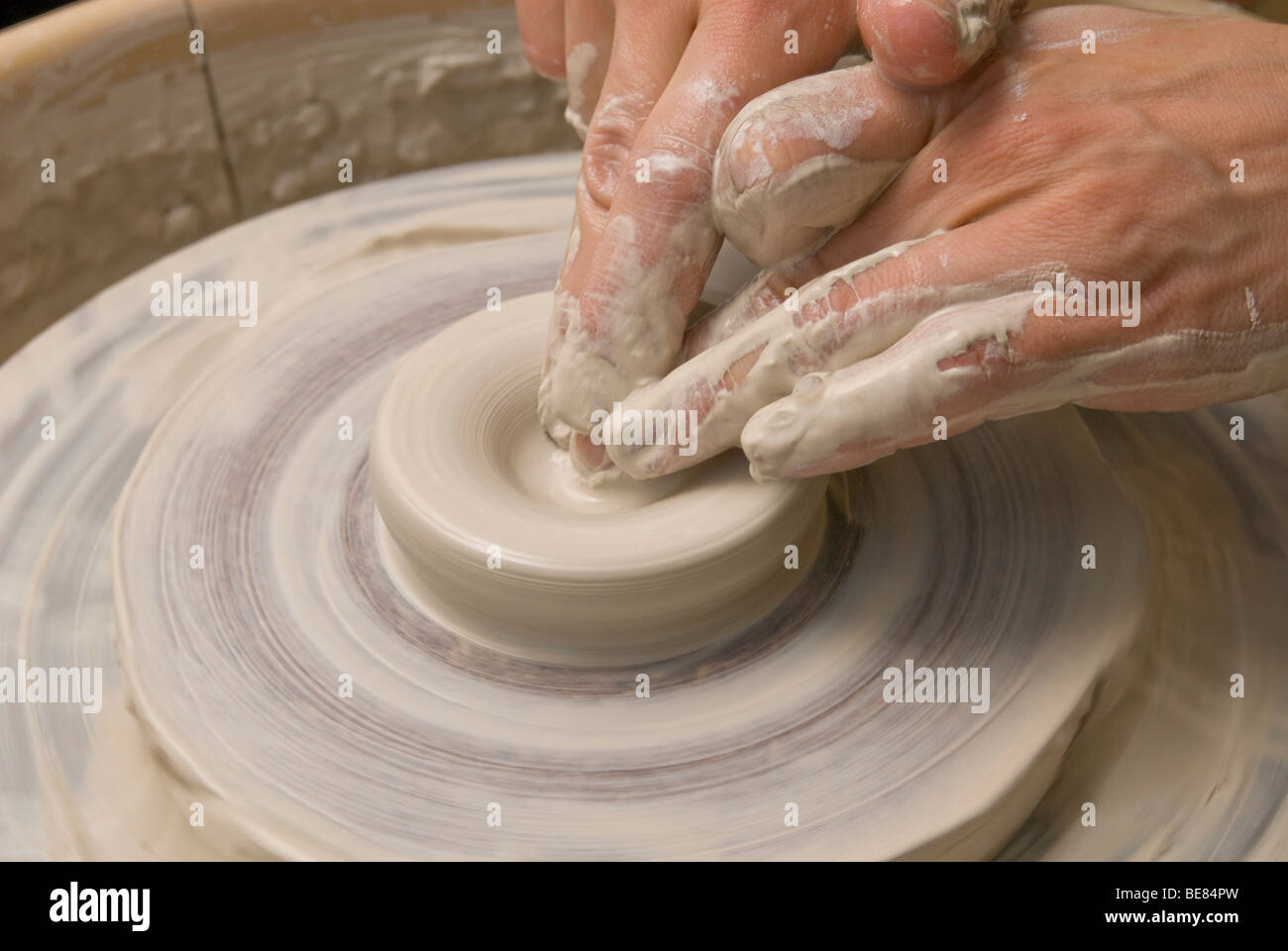 Potters wheel motion hi-res stock photography and images - Alamy
