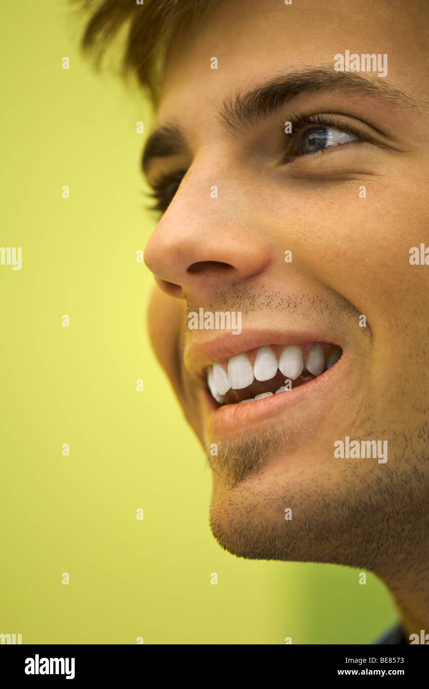 Young man smiling, portrait Stock Photo - Alamy