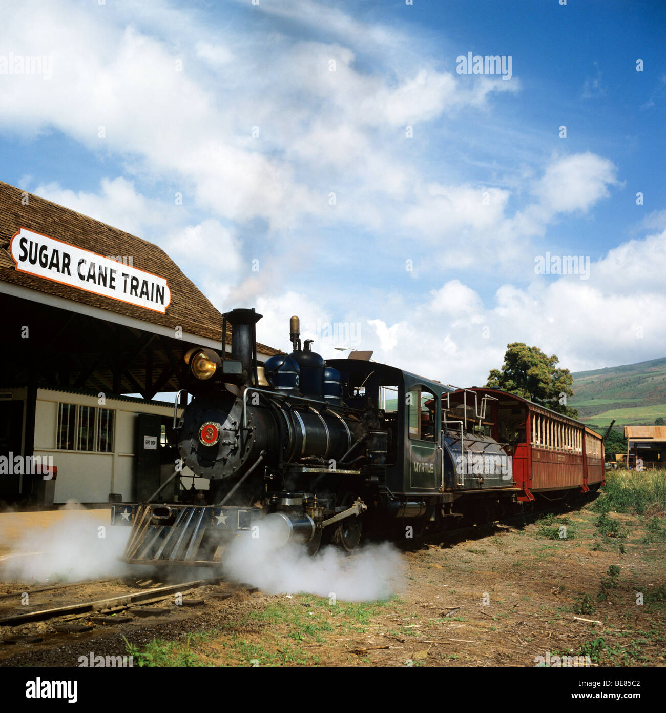 Maui - The historic Sugar Cane Train on the Lahania, Kaanapali and ...