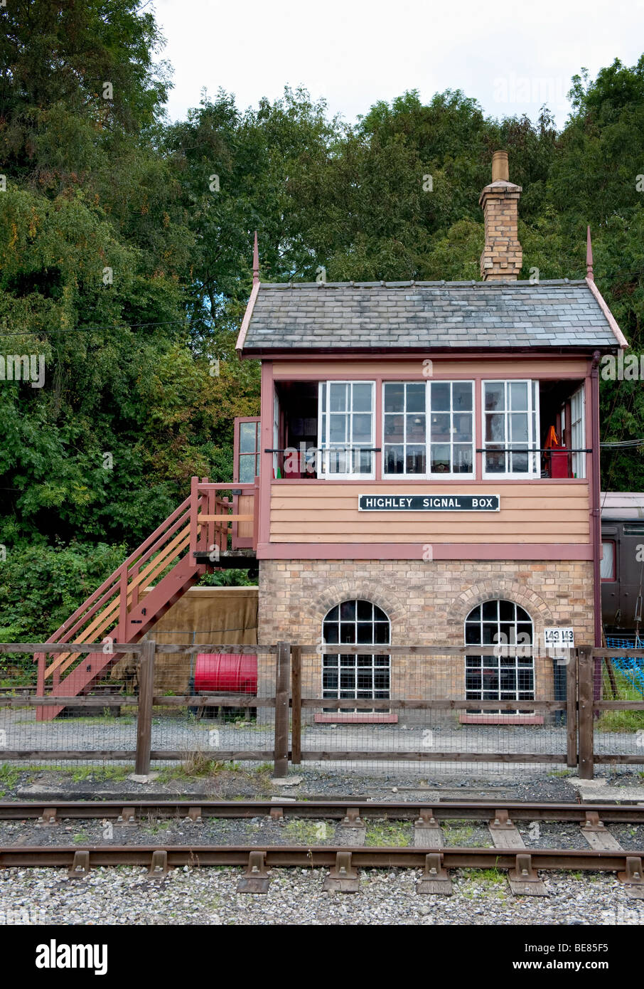 Highley Signal Box. Highley is a station on the Severn Valley Railway ...