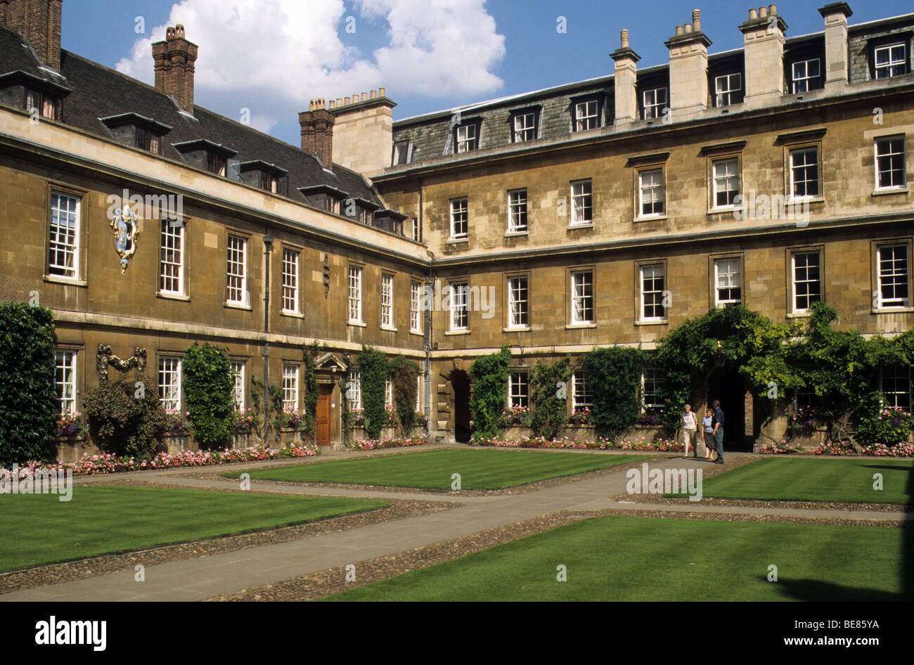 Trinity Hall, Cambridge, Principal Court Stock Photo - Alamy