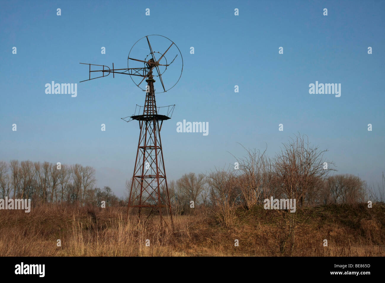 An old windmill Stock Photo - Alamy
