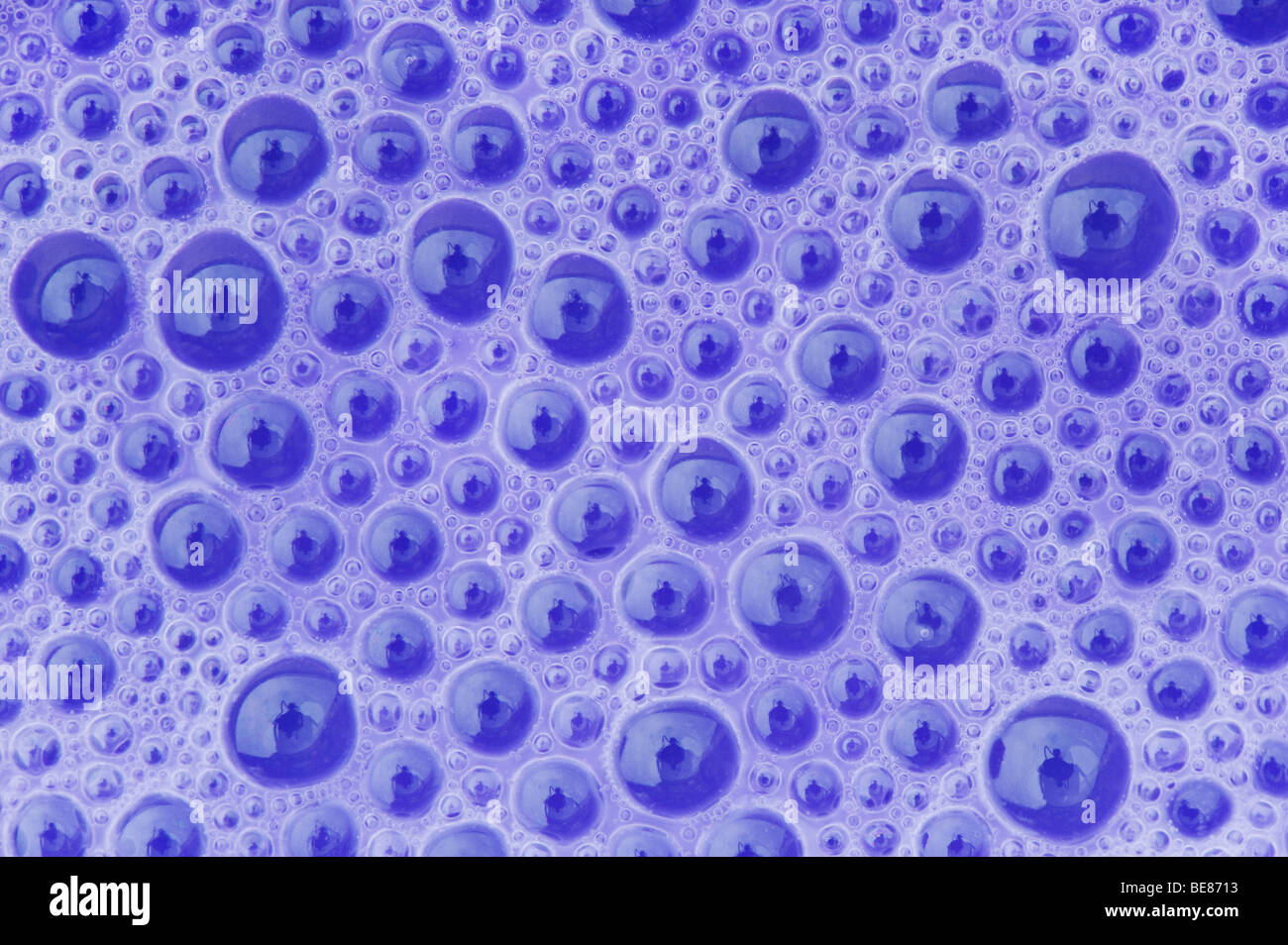 Violet water bubbles pattern Stock Photo - Alamy