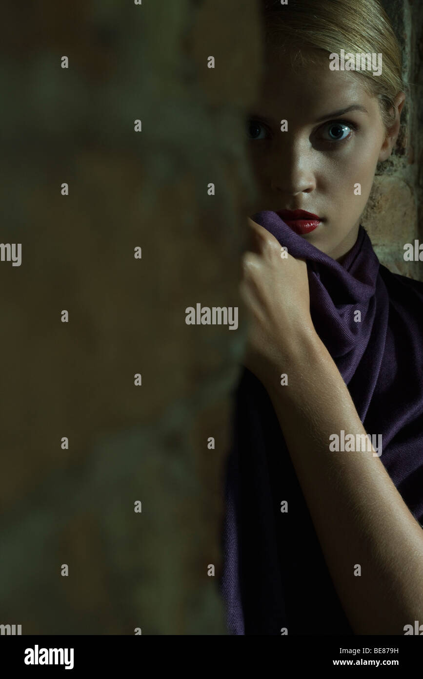 Intense looking staring young woman hi-res stock photography and images ...