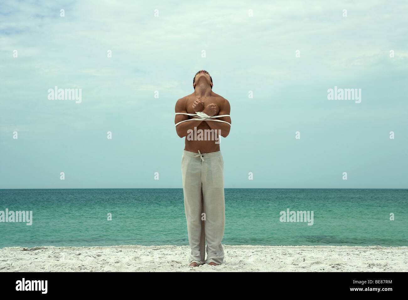 Man Standing Up Back