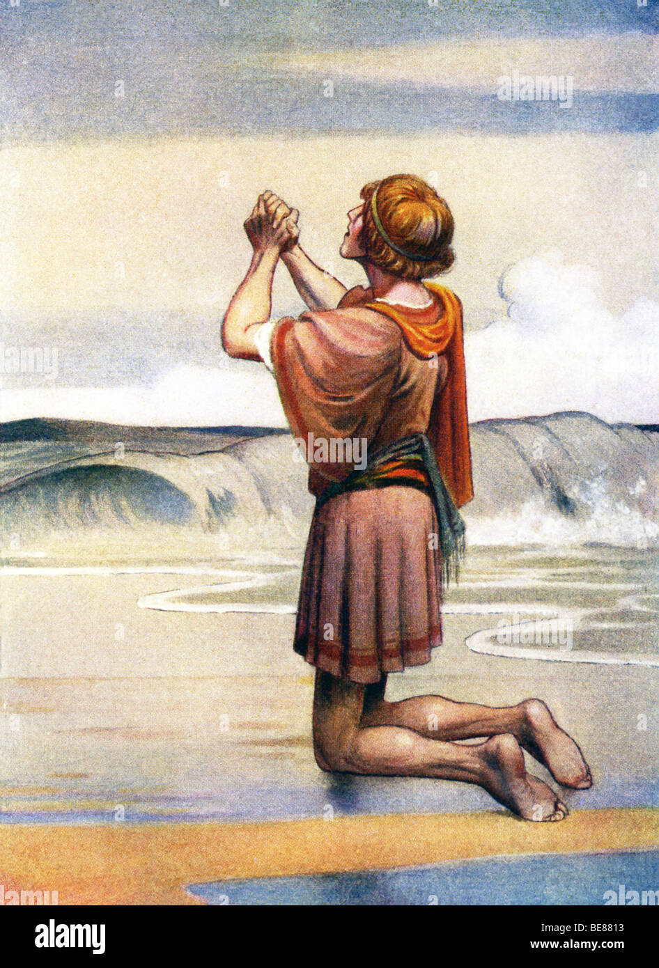 Telemachus From The Odyssey Drawing