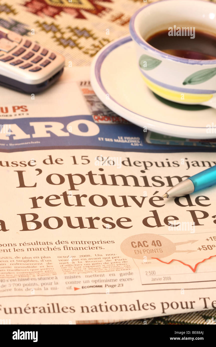 French Newspaper High Resolution Stock Photography and Images - Alamy