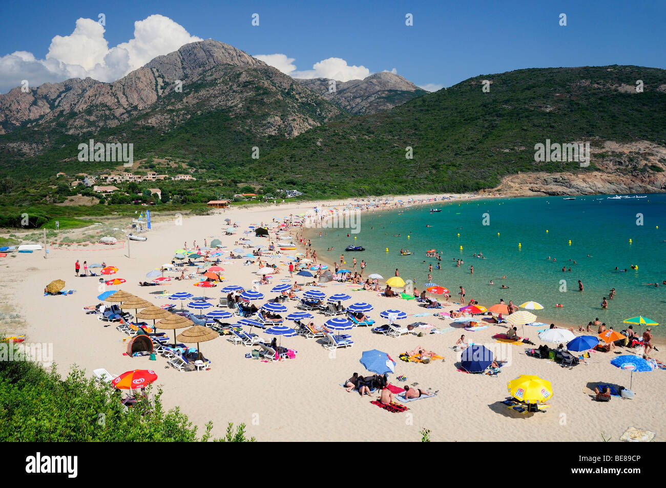 FRANCE Corsica Golfe De Porto Plage Darone sandy Mediterranean beach ...