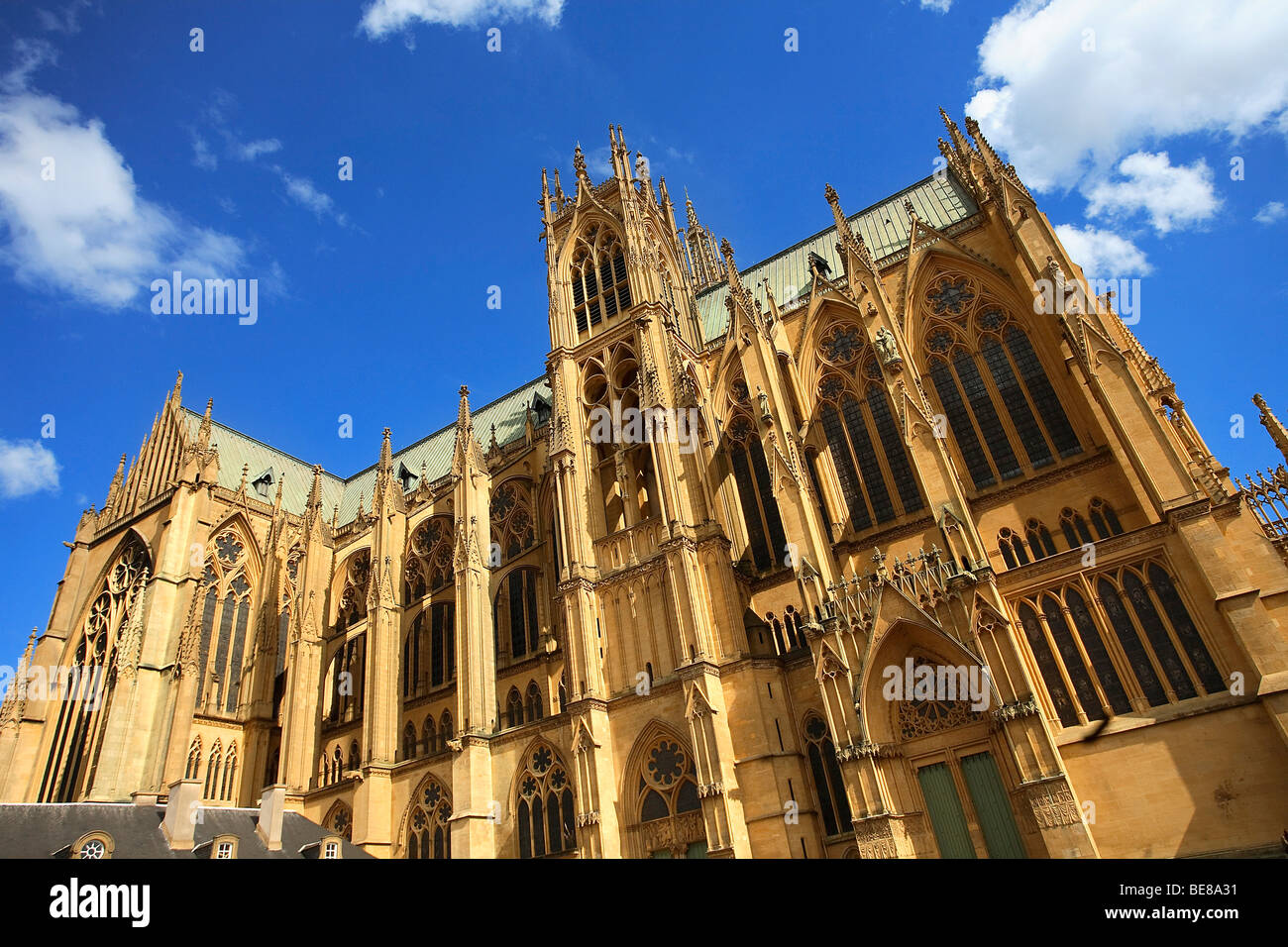 Europe france lorraine metz cathédrale duomo architecture hi-res stock ...
