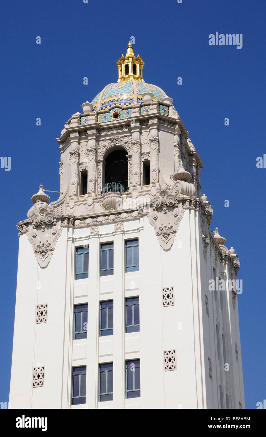 City hall neo baroque tower beverly hills hi-res stock photography and ...