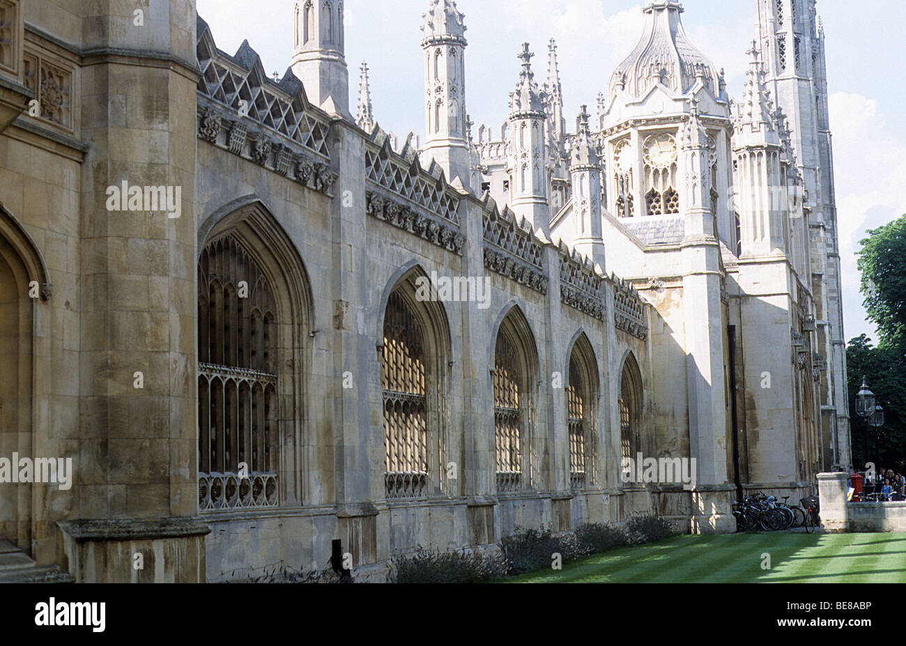 King's College Cambridge, screen and gatehouse to King's Parade Stock ...