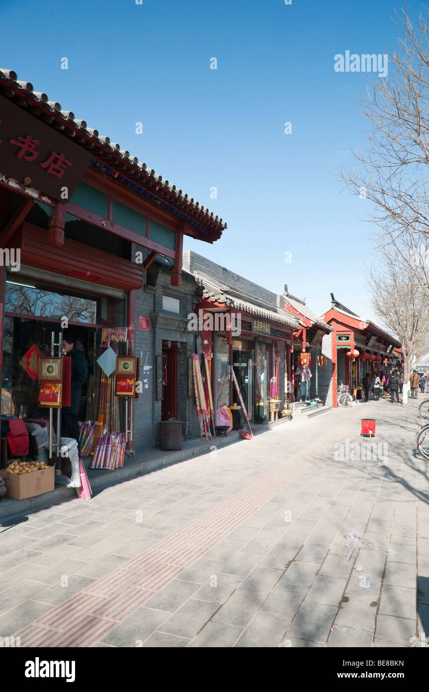 In front of the Lamma temple there are several stores selling Chinese ...