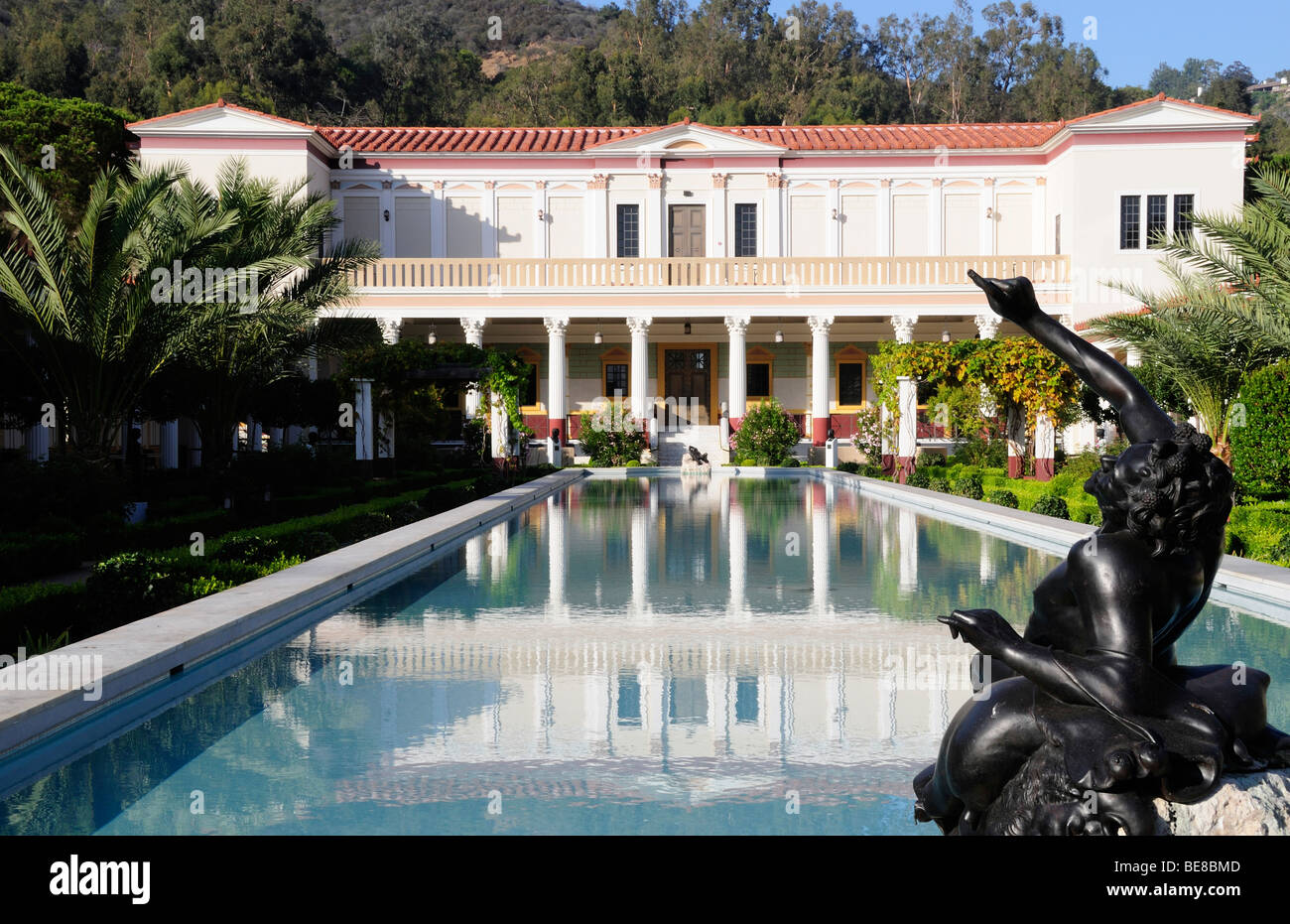 Getty villa pool hi-res stock photography and images - Alamy