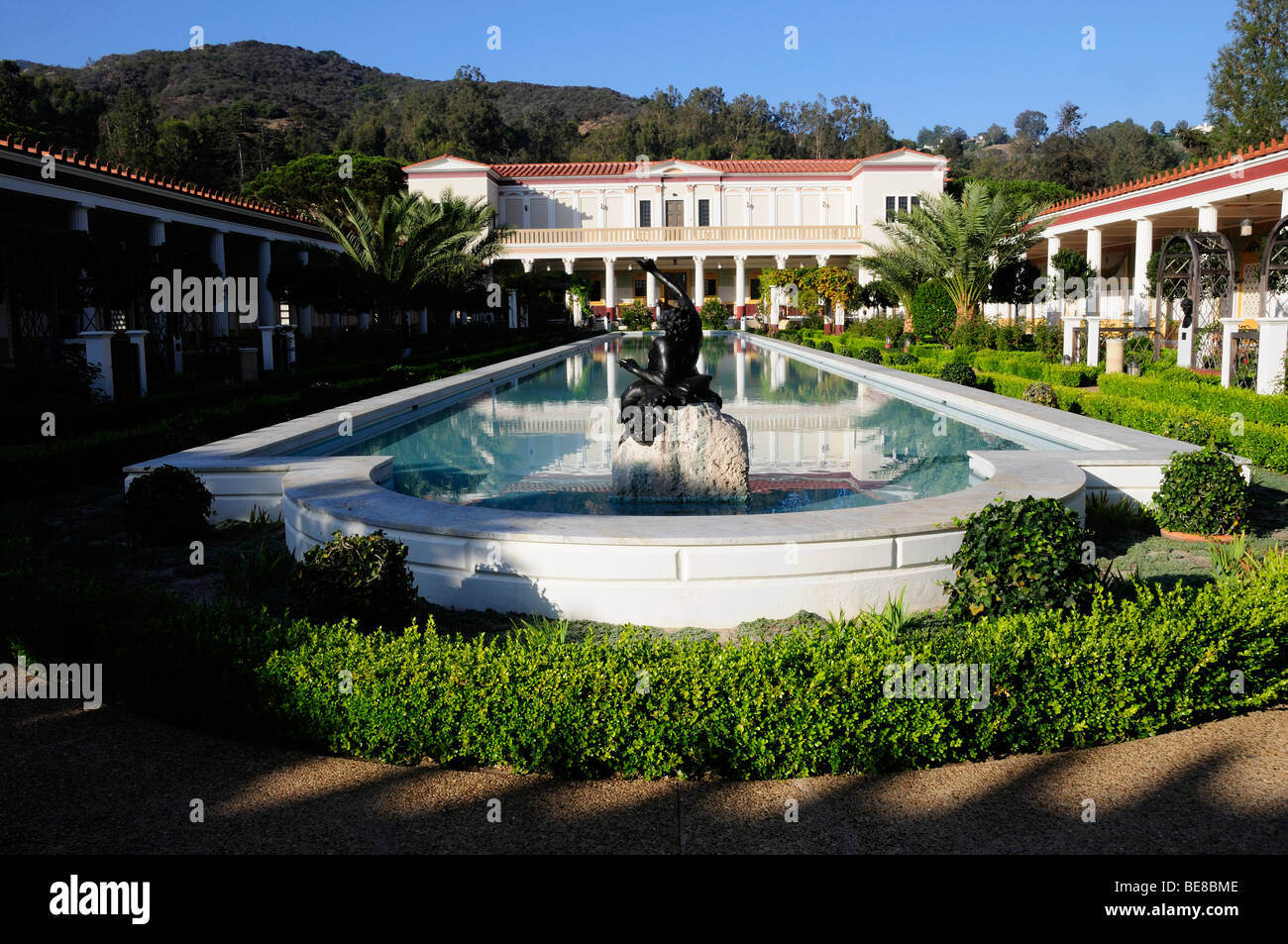 Getty villa pool hi-res stock photography and images - Alamy
