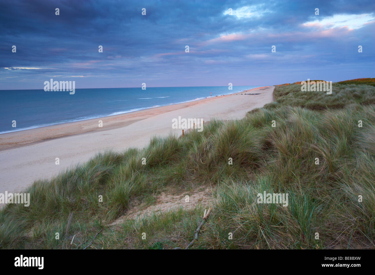Late evening at Waxham Beach on the Norfolk Coast Stock Photo - Alamy