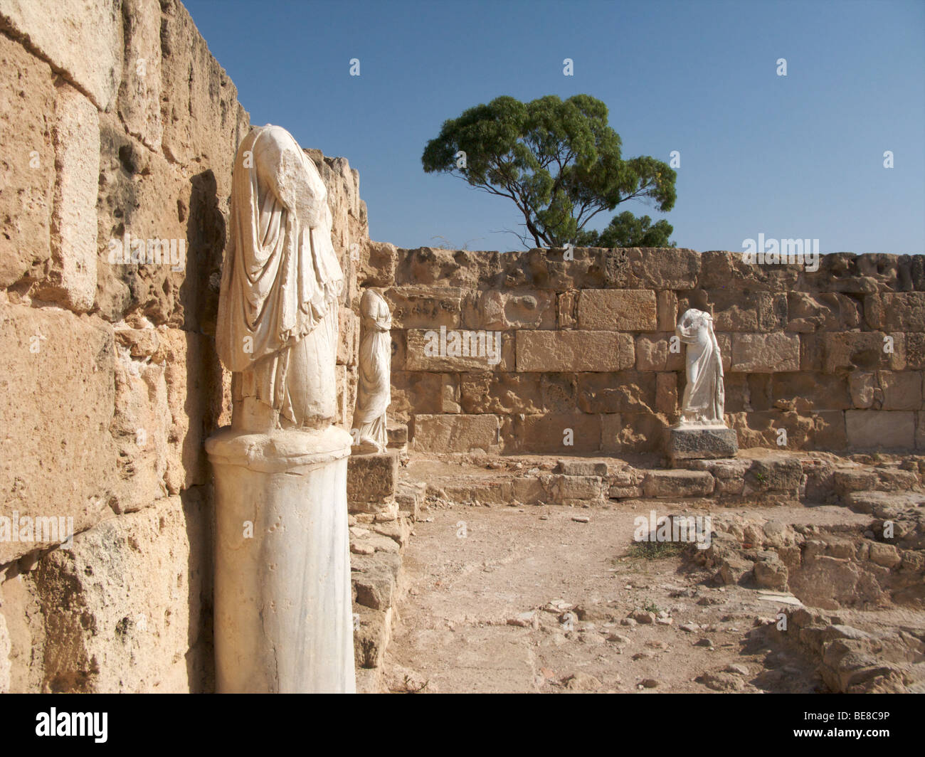 The ruins of the ancient city of Salamis, Famagusta, Northern Cyprus ...