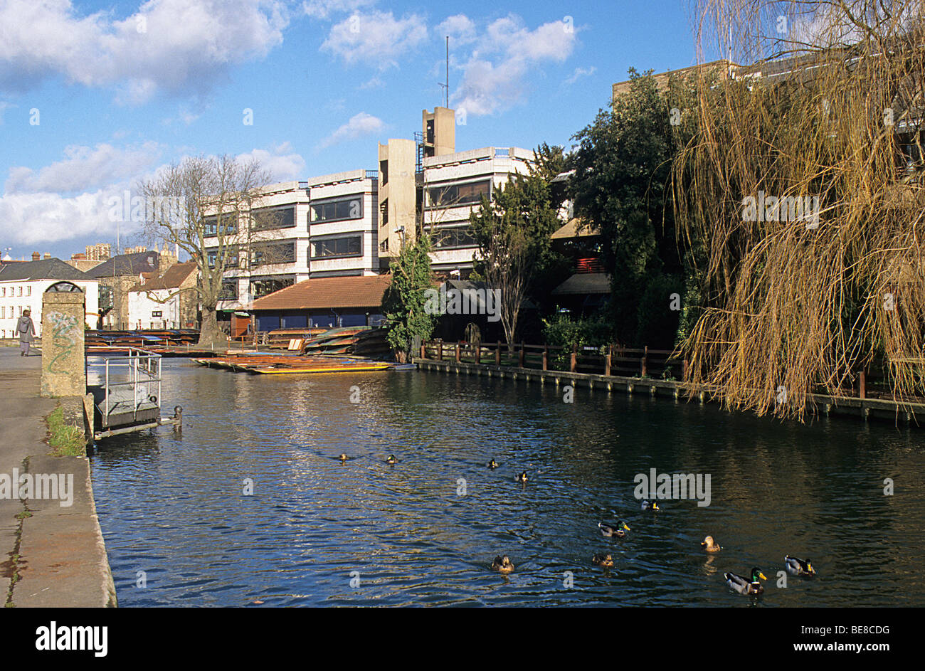 Cambridge, The Backs & the University Centre Stock Photo - Alamy