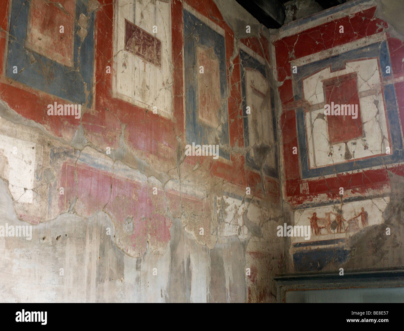 The Buried Roman City of Herculaneum near Naples in Southern Italy ...