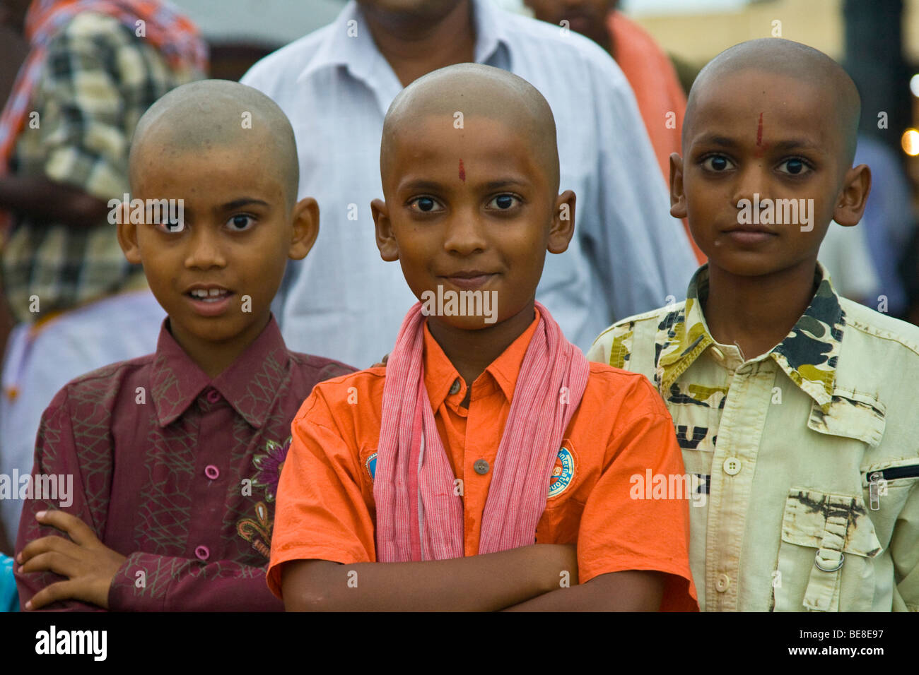 Hindu Boys at Sri Venkateswara Temple in Tirupati India Stock Photo - Alamy