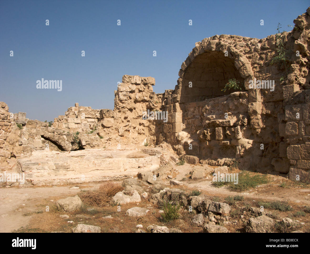 The ruins of the ancient city of Salamis, Famagusta, Northern Cyprus ...