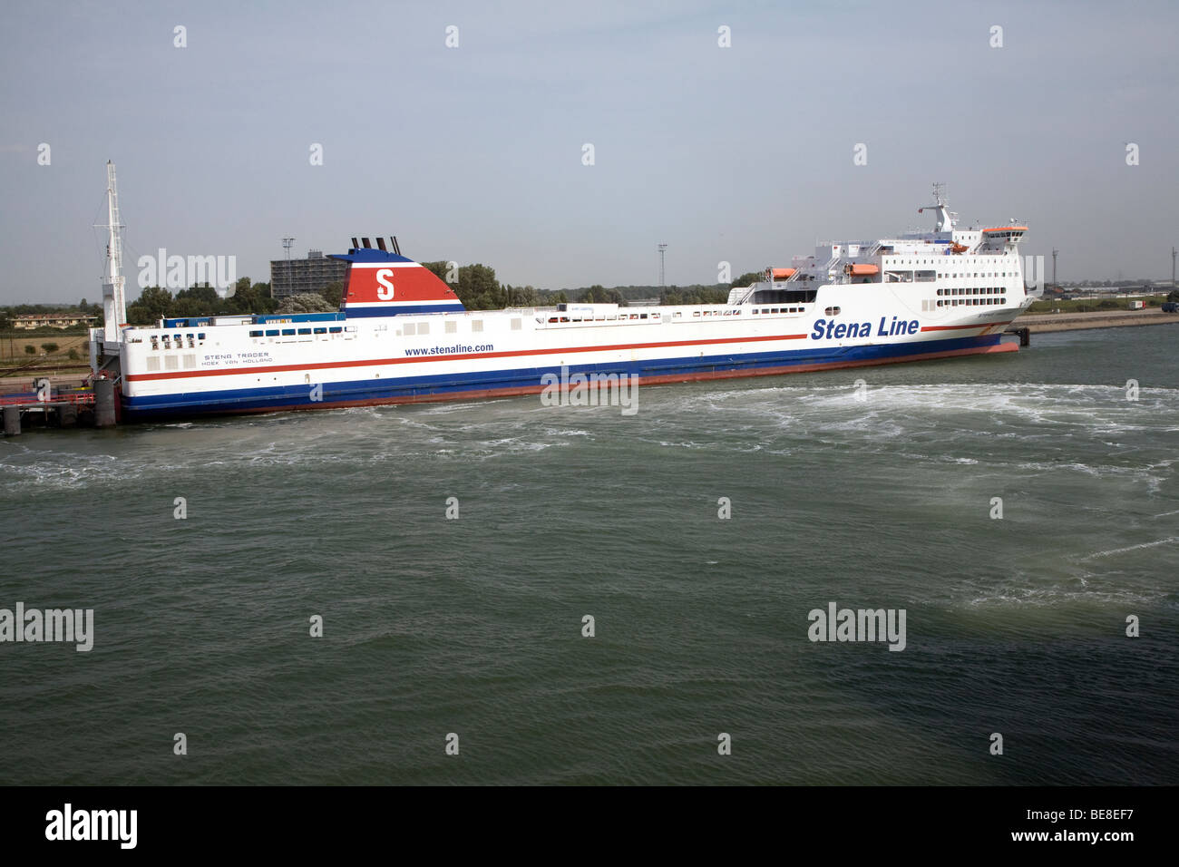 Stena Trader freight ferry, Stena Line, Hook of Holland, Holland Stock ...