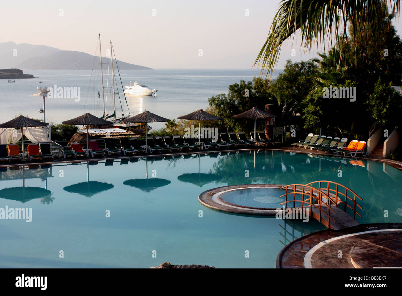 Bodrum swimming pool hi-res stock photography and images - Alamy