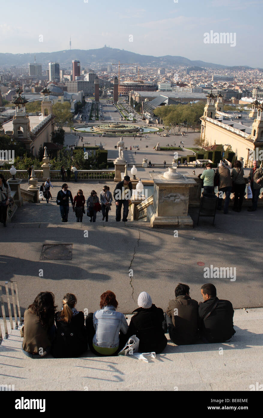 Palau nacional street hi-res stock photography and images - Alamy