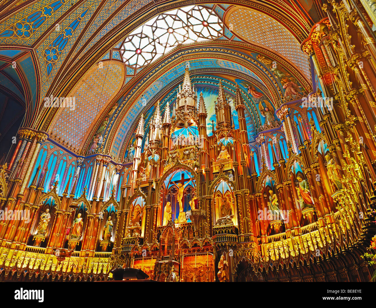 Interior view of the french cathedral hi-res stock photography and ...