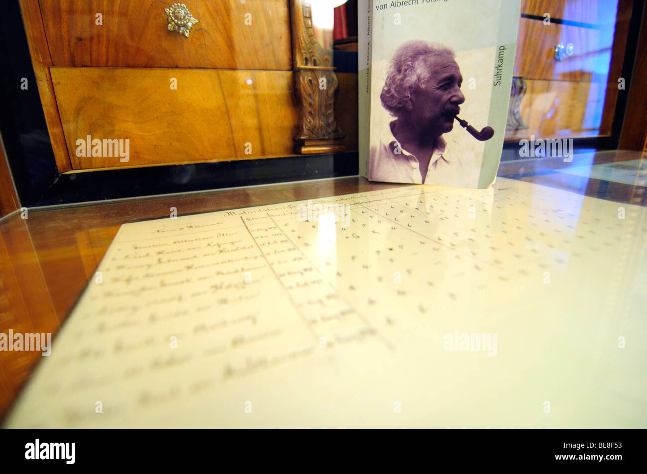 Interior of the Einstein house in Bern, Switzerland, where the famous ...