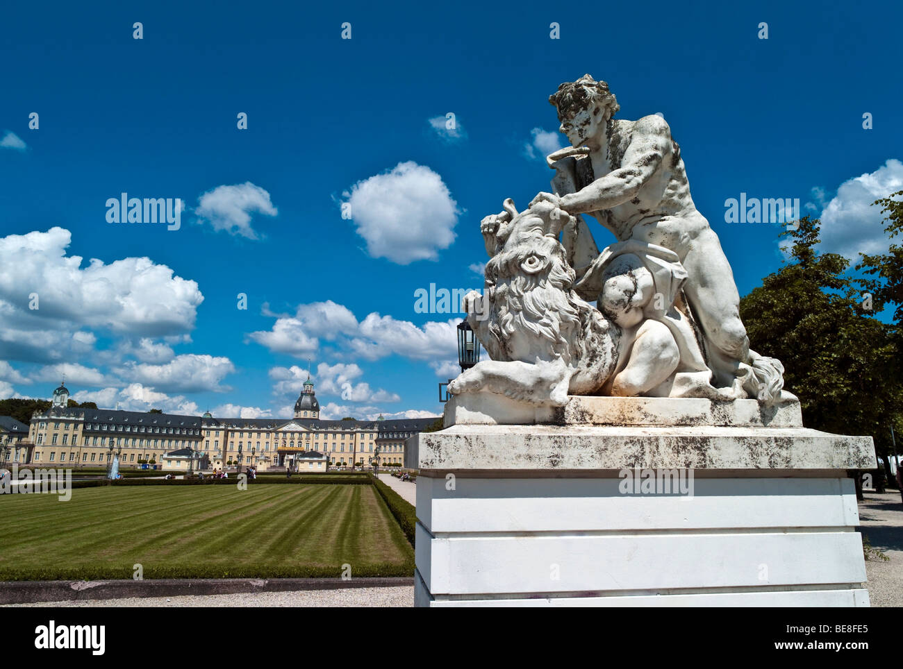 Sculpture of Hercules, Karlsruhe Palace, Baden State Museum since 1921 ...