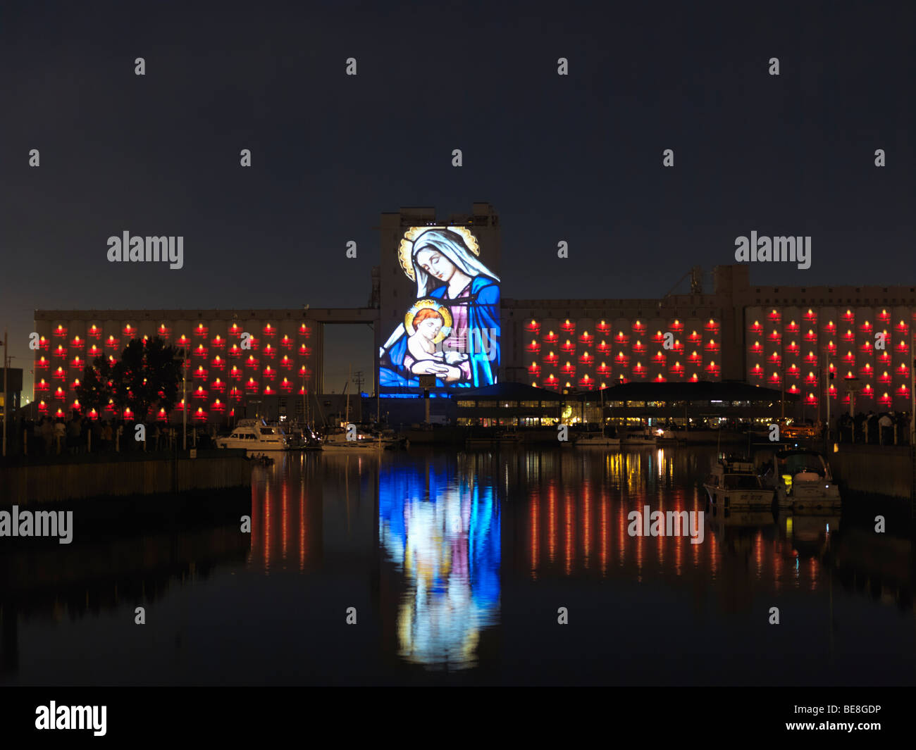 Canada Quebec Quebec City the Image Mill, light and sound show ...
