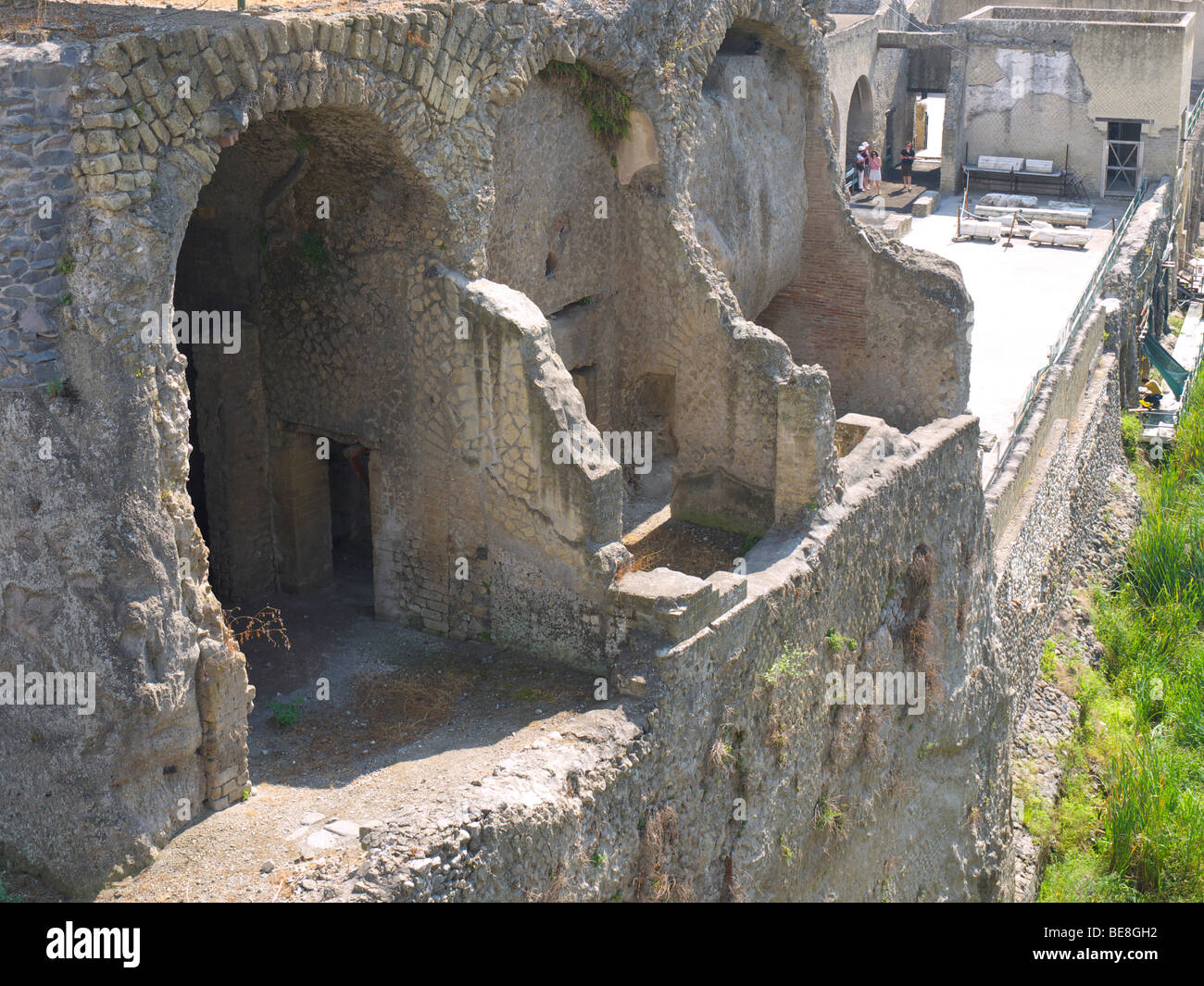 The Buried Roman City of Herculaneum near Naples in Southern Italy Stock Photo - Alamy