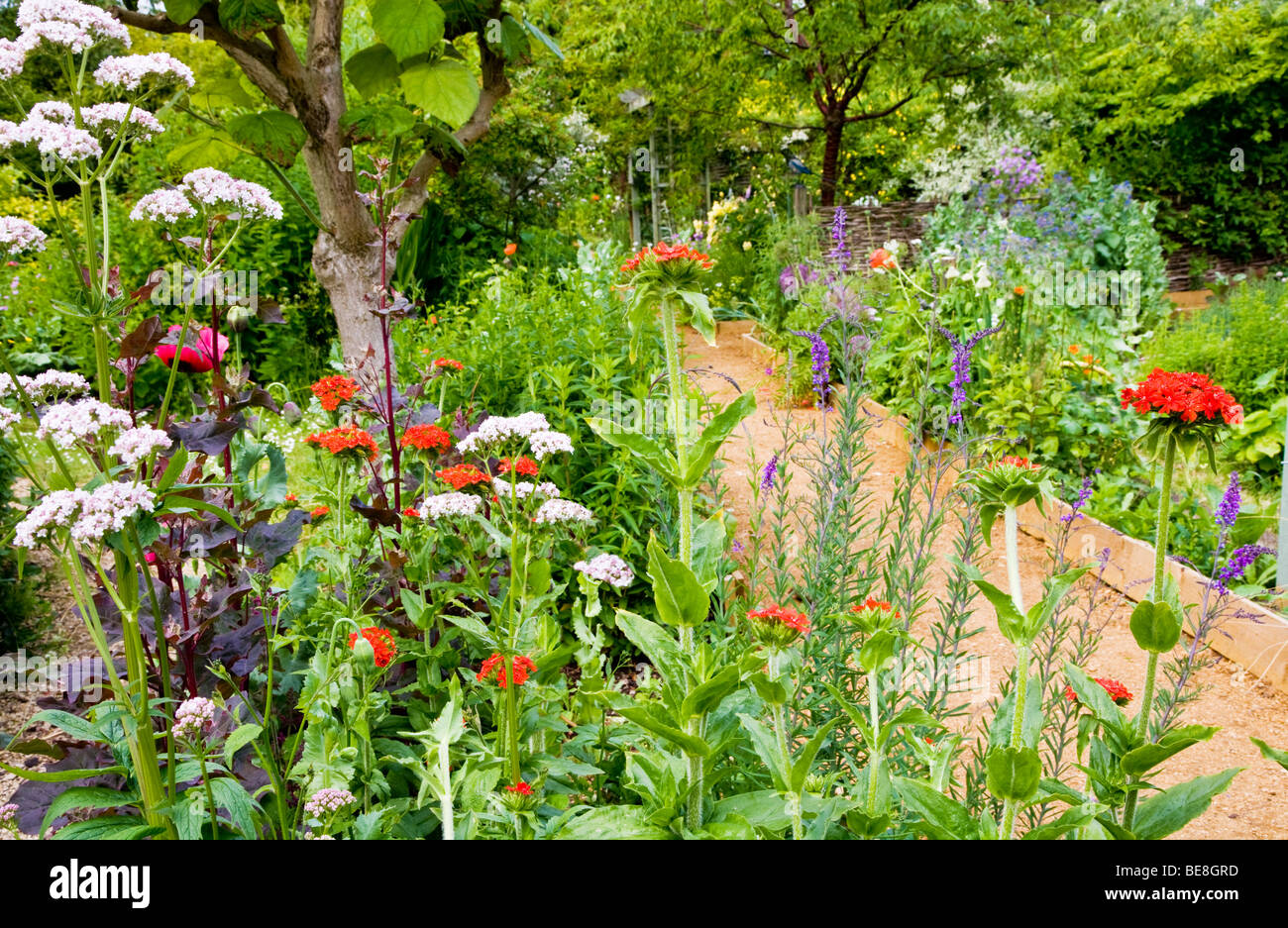 Pathway through borders hi-res stock photography and images - Alamy