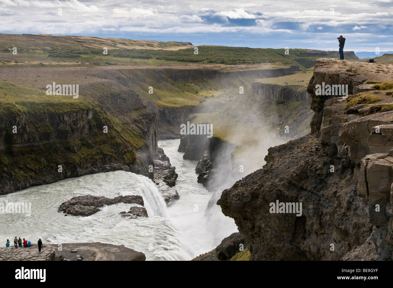 Gullfoss waterfall hi-res stock photography and images - Alamy