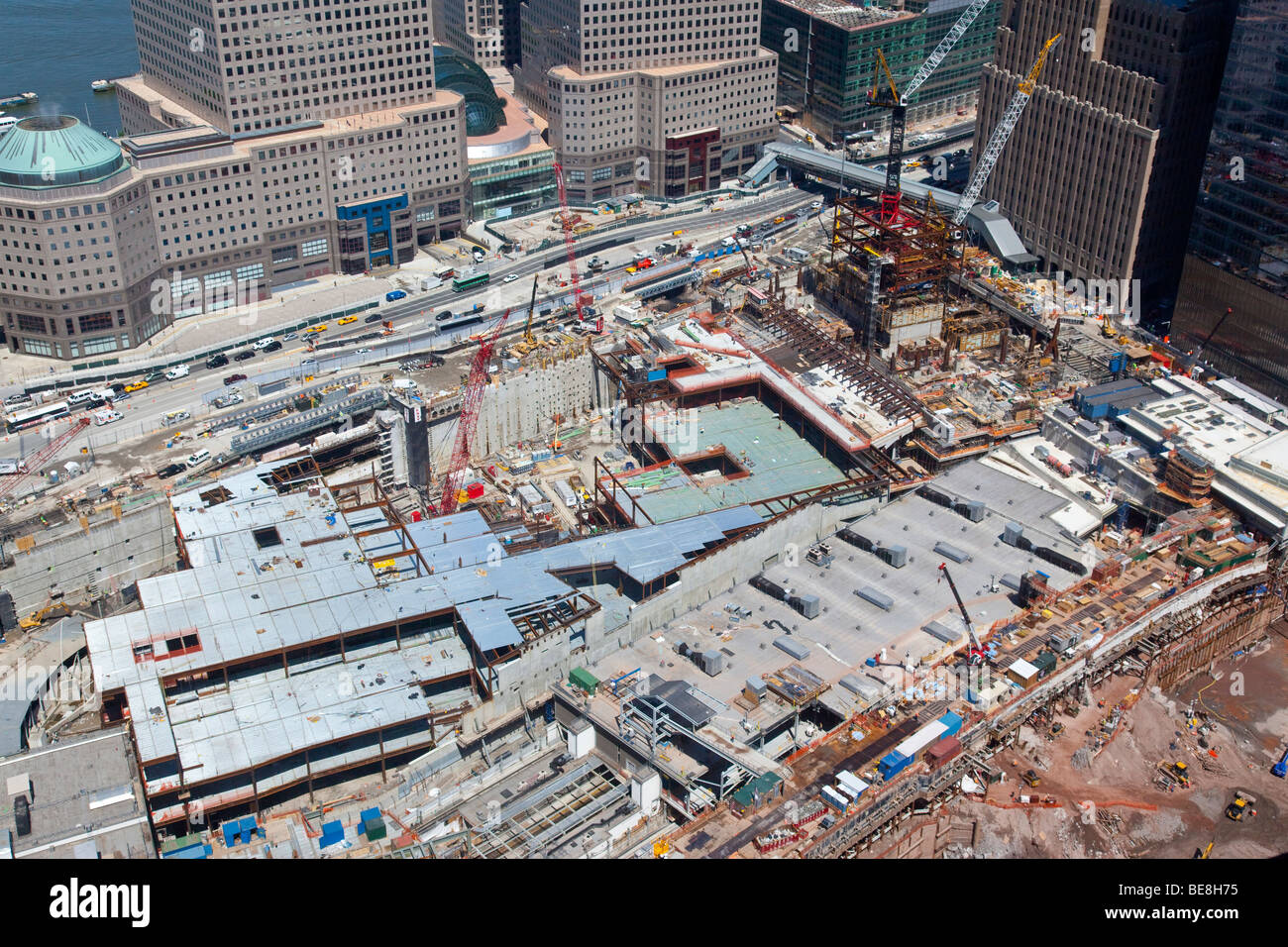 World Trade Center construction site in New York City Stock Photo - Alamy