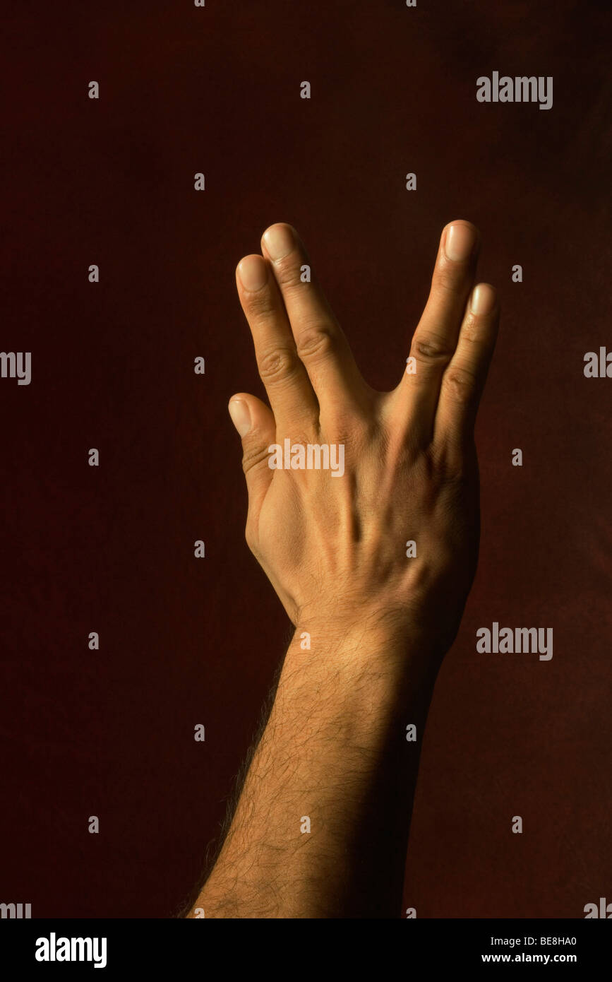 Hand salute hi-res stock photography and images - Alamy