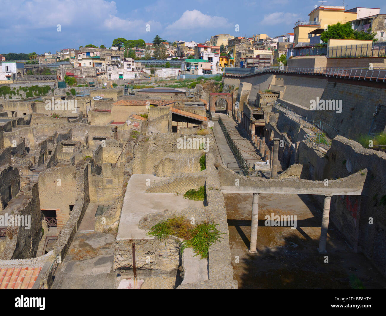 The Buried Roman City of Herculaneum near Naples in Southern Italy Stock Photo - Alamy